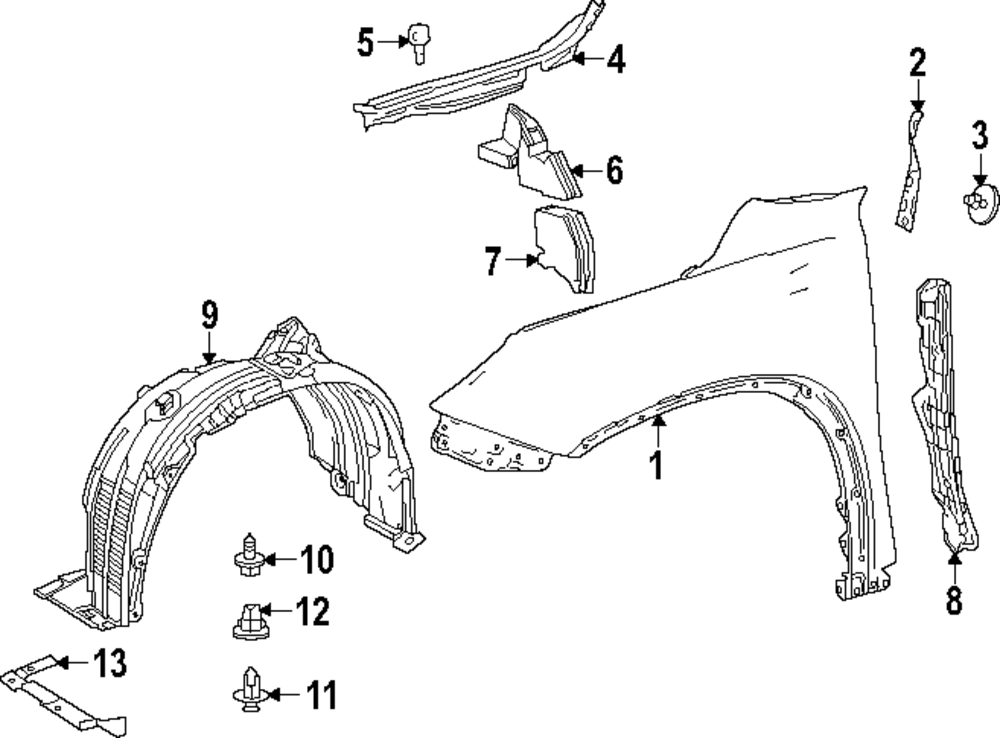 2024 Toyota Grand Highlander Seal 53892-0E060 | Toyota Parts Center
