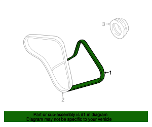 56992-RV0-A05 - Serpentine Belt 2003-2013 Acura | AutoNation Parts