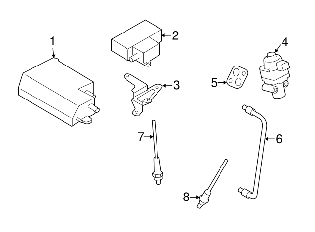 2006-2011 Subaru Oxygen Sensor 22690AA810 | TascaParts.com