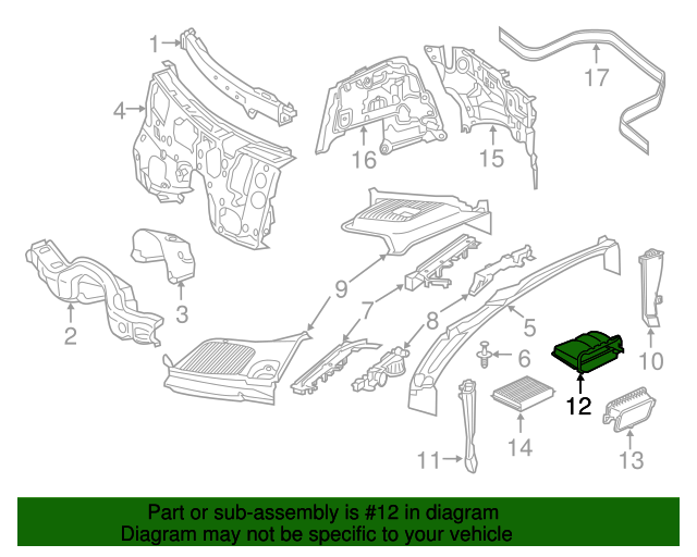 213-831-35-00 - Air Inlet Duct 2017-2021 Mercedes-Benz | Mercedes-Benz ...