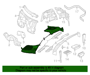 253-830-49-00 - Cowl Vent Panel 2016-2022 Mercedes-Benz | Mercedes-Benz ...