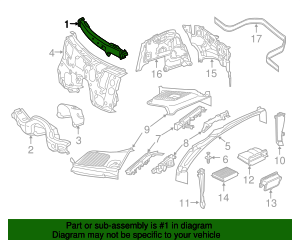 253-620-67-00 - Cowl Top Panel 2016-2023 Mercedes-Benz | Mercedes-Benz ...