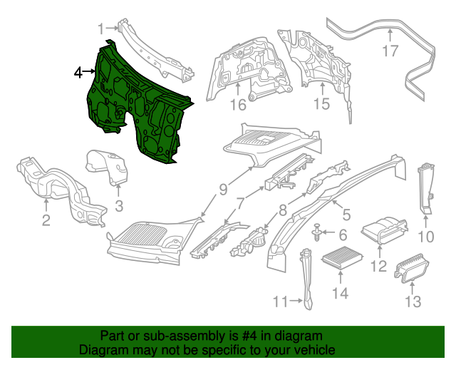253-682-10-01-64 - Insulator 2017-2020 Mercedes-Benz | Mercedes-Benz ...