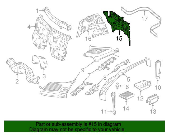 253-620-13-01 - Partition Panel 2017-2023 Mercedes-Benz | Mercedes-Benz ...