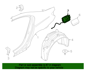 51177387939 - 2019-2020 BMW Fuel Pocket (51-17-7-387-939) | BMW of ...