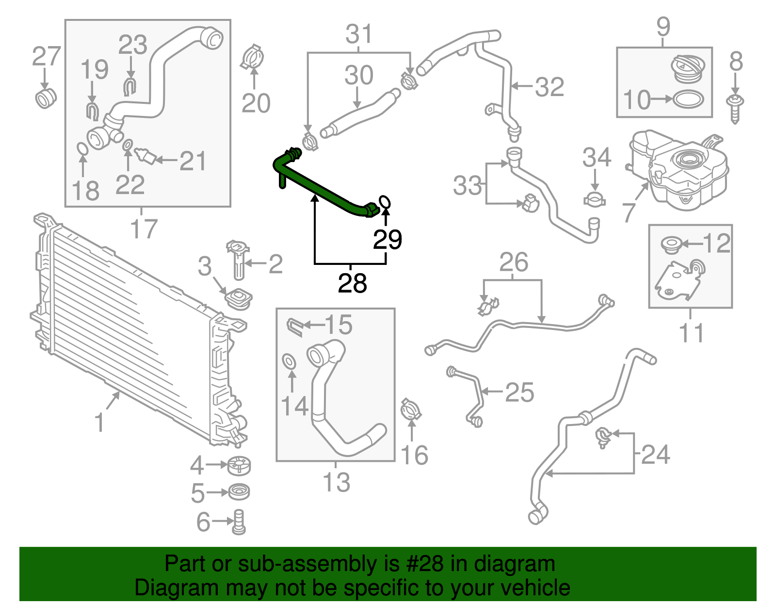 059-121-075-FF - Tube 2014-2016 Audi A8 Quattro | Audi OEM Parts