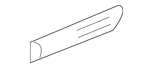 2007-2014 GM Driver Side Rear Door Molding 20816995 | Canever's ...