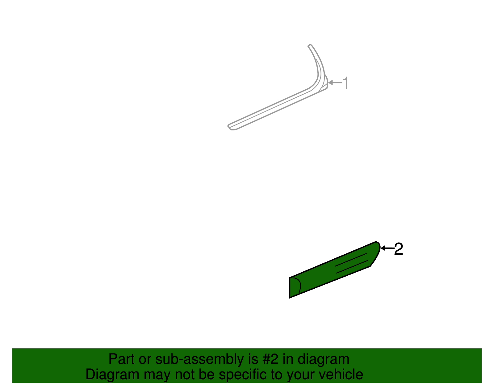 20816995 - OEM GM Body Side Mldg | GMPartsCenter.net | GM Parts Center