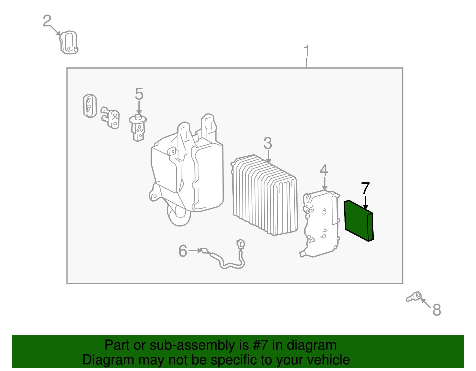 1998-2007 Lexus LX470 Cabin Air Filter 88568-60010 | OEM Parts Online