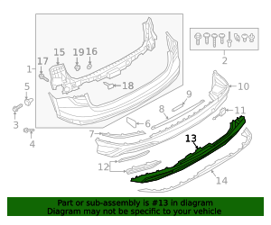 2019-2024 Audi Q3 Diffuser 83A-807-568-RU6 | Retail Performance Auto Parts