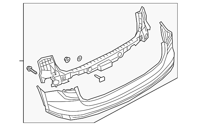 2019-2024 Audi Q3 Bumper Cover 83A-807-067-A-GRU | Audi USA Parts