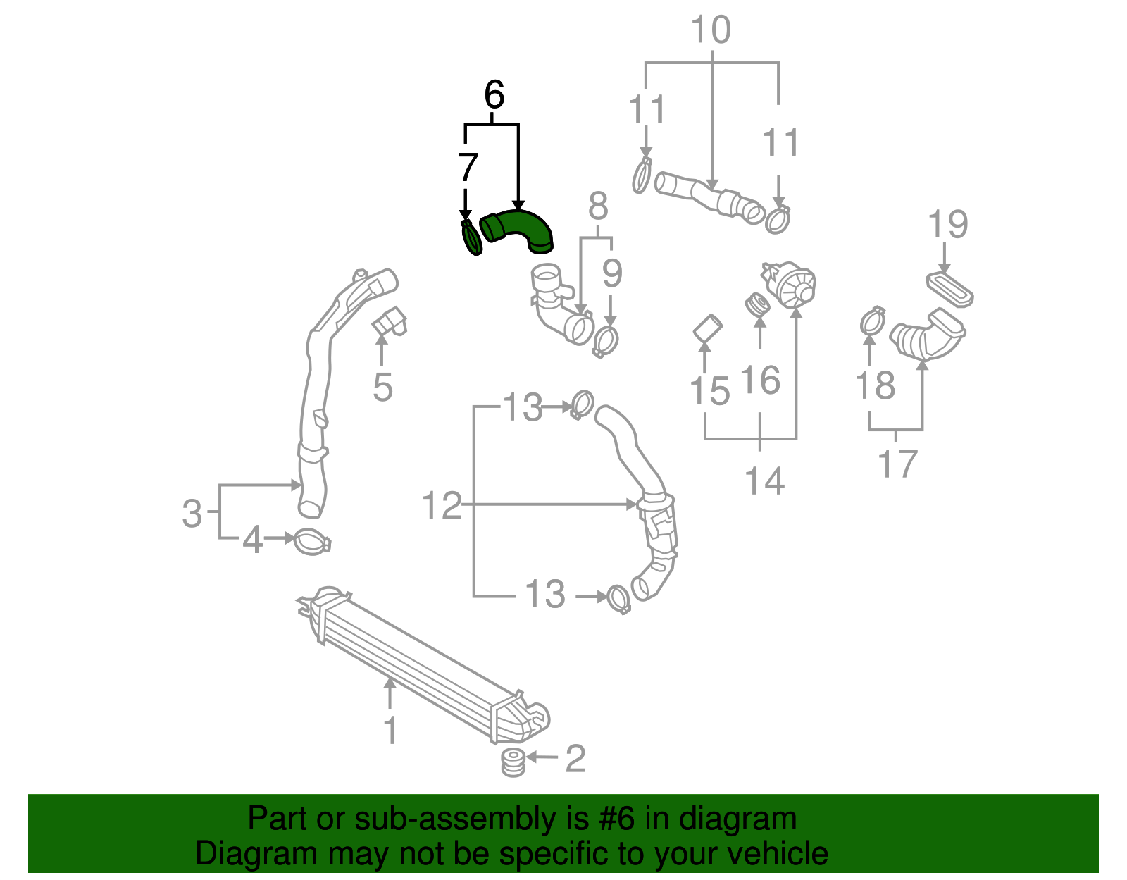13-71-9-806-688 - Inter-Cooler Pipe Adapter | BMWPartsHub