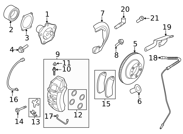 2019-2023 Porsche Disc Brake Rotor 9Y0-615-301-Q | Sunset Porsche Parts