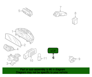 31412055 - Switch 2007-2018 Volvo | AutoNationParts.com