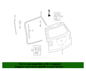 2007-2025 GM M8x1.25x25 Multi-Purpose Bolt 11519388 | Chevy OEM Parts