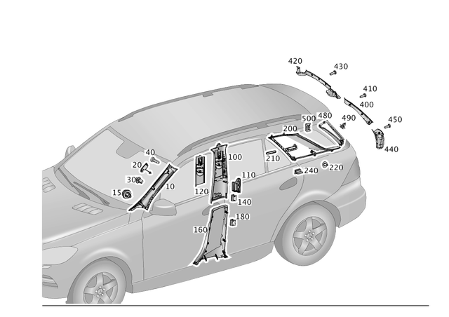 2003-2019 Mercedes-Benz Clamp 001-991-40-70 | MB OEM Parts
