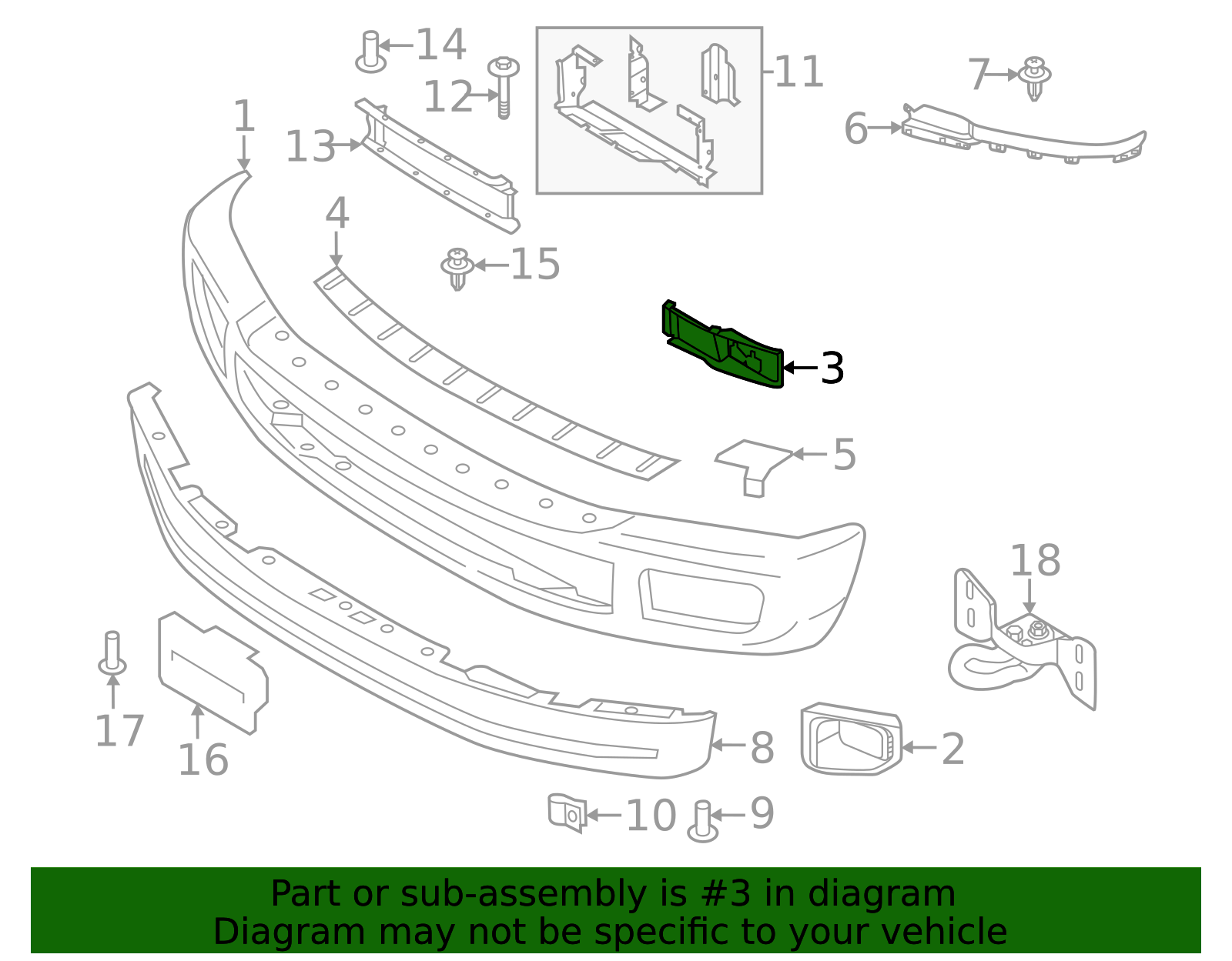 LC3Z-8310-G - Radiator Support Air Deflector 2020-2022 Ford | Ford ...
