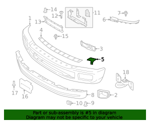 2020-2022 Ford Inner Molding LC3Z-17C829-BA | Ford OEM Parts Outlet
