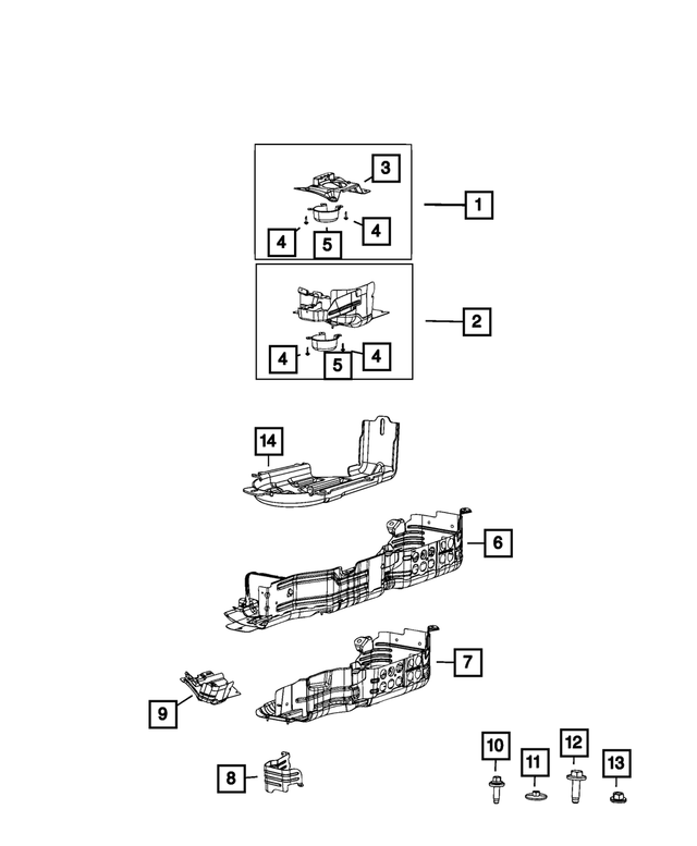 2007-2024 Mopar Hex Head Bolt 6104446AA | My Mopar Parts