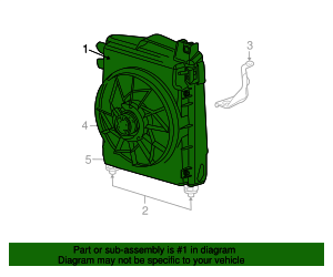 2004-2017 Mopar Fan Blade 68031871AA | Mopar Parts Canada