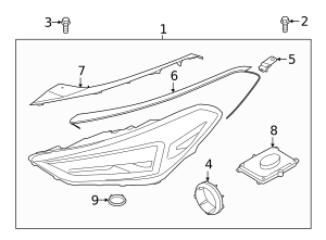2019-2021 Hyundai Tucson Composite Assembly 92102-D3750 | OEM Parts Online