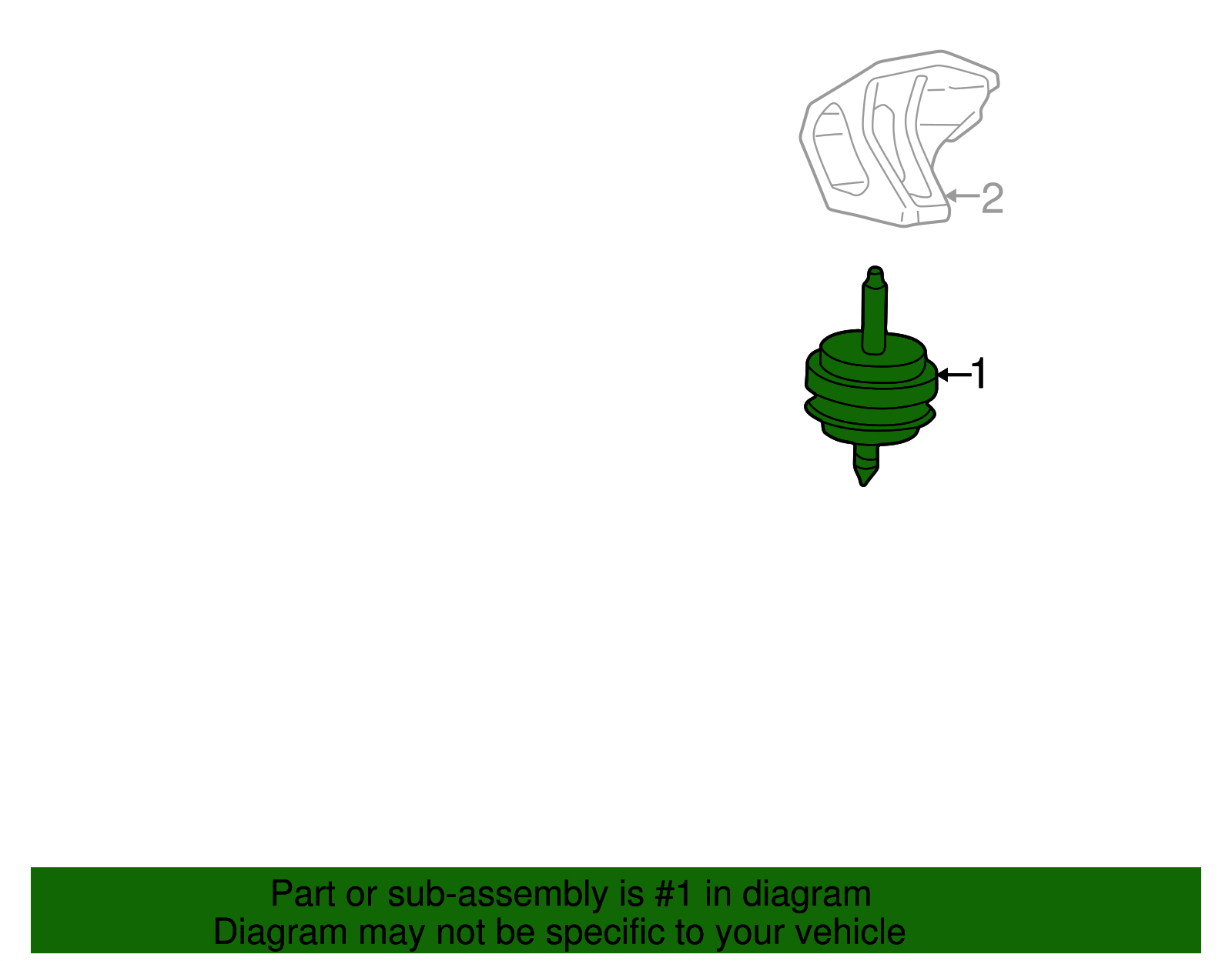 15254700 - Engine Mount 1997-2013 Chevrolet Corvette | Gateway Buick ...