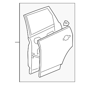 2008-2015 GM Door Shell 22854756 | GMPartsDirect.com