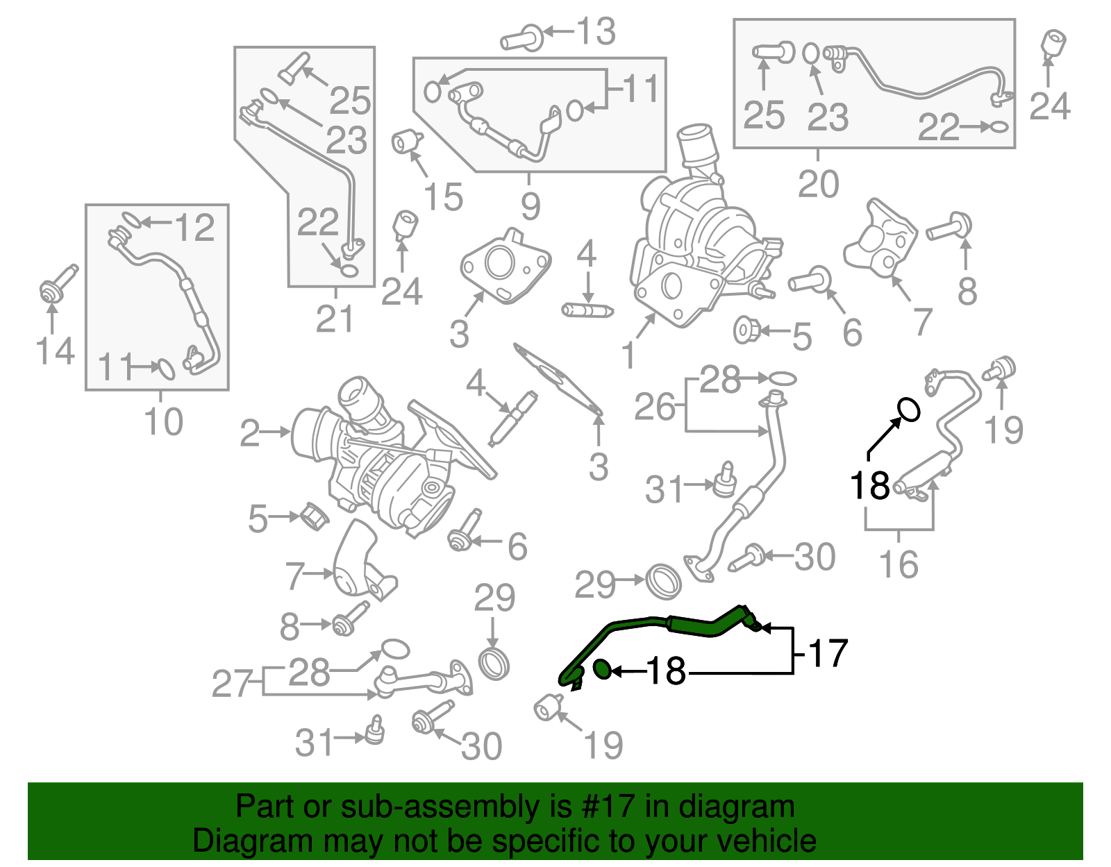 2015-2020 Ford F-150 Outlet Pipe - Driver's Side (LH) FL3Z-8A520-A ...