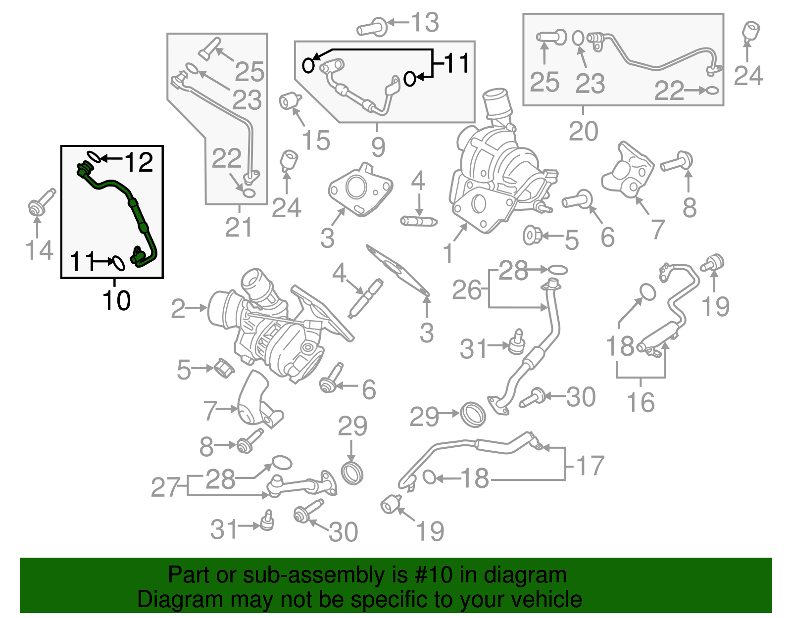 fl3z8k153a - Inlet Tube 2015-2020 Ford F-150 | AutoNation Parts