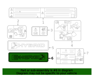 2013-2017 Ford Label DG9Z-9900014-D | OEM Parts Online
