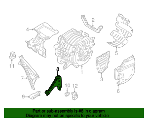 22116878935 - 2014-2021 BMW Mount Bracket (22-11-6-878-935) | BMW of ...