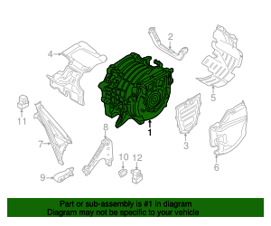 12358641607 - 2014-2021 BMW Drive Motor (12-35-8-641-607) | BMW of ...
