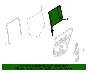 2020-2023 Land Rover Vent Window Assembly LR146293 | AutoNationParts.com