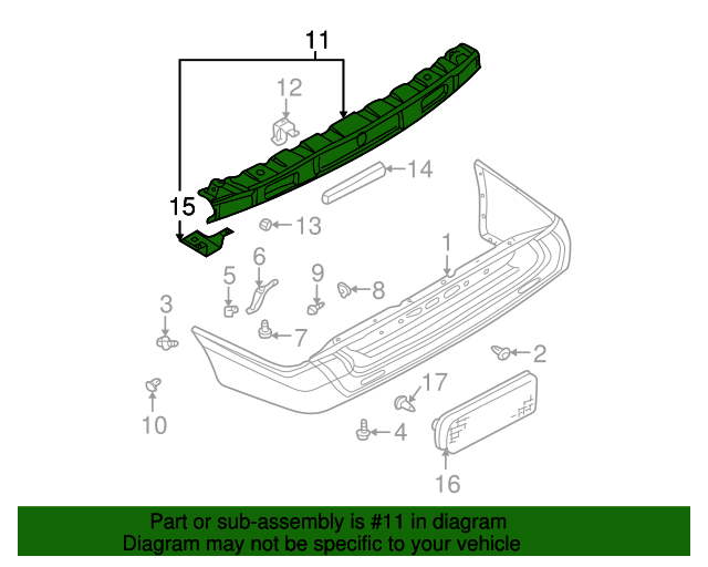 85030-2W100 - Reinforcement 1999-2004 Nissan Pathfinder | Nissan Parts ...