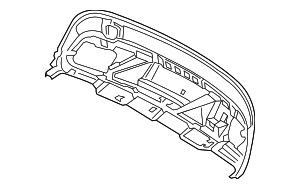 2015-2020 Mercedes-Benz Center Mount 156-885-00-65 | MB OEM Parts