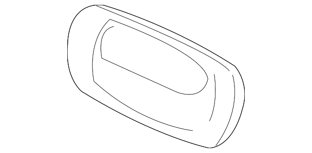 1999-2007 GM Black Tailgate Handle Bezel 15228539 GM | GMPartsDirect.com