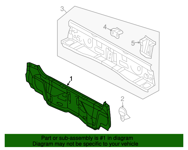 2006-2012 Toyota RAV4 Inner Panel 58307-0R011 | Toyota Parts Center