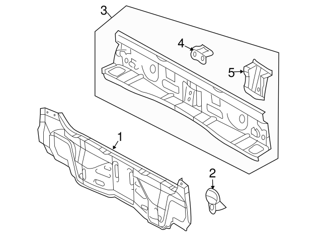 Toyota 2006-2012 Toyota RAV4 Outer Panel 58302-0R011 | Toyota Parts