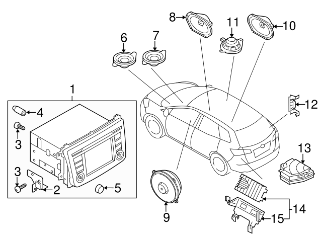 TD14-66-960A - Amplifier - 2013-2015 Mazda CX-9 | MazdaSwag