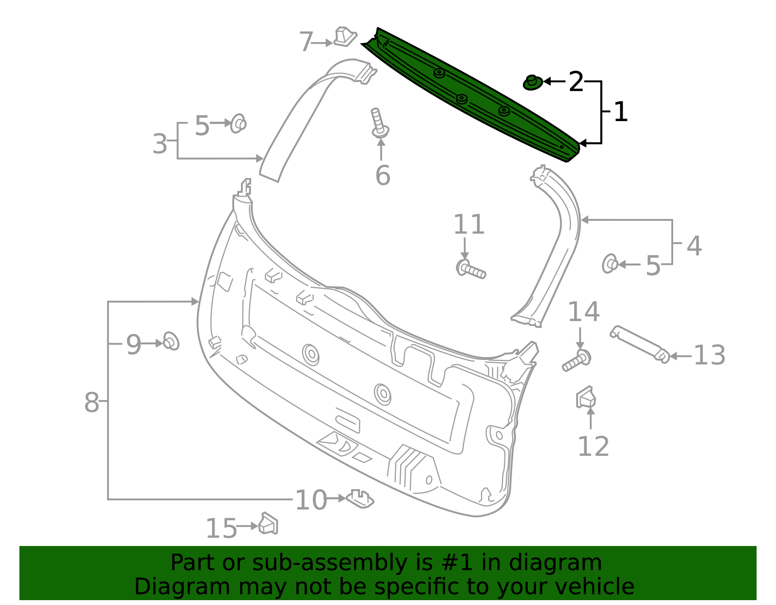 81720-S9000WK - Upper Trim 2020-2024 Kia Telluride | Kia.Parts Store