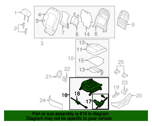 2010 Hyundai Tucson Seat Adjuster 88500-2S210 | OEM Parts Online