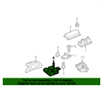 2011-2017 Volkswagen Touareg Lock Actuator 7P0-827-505-M | VW Parts Online