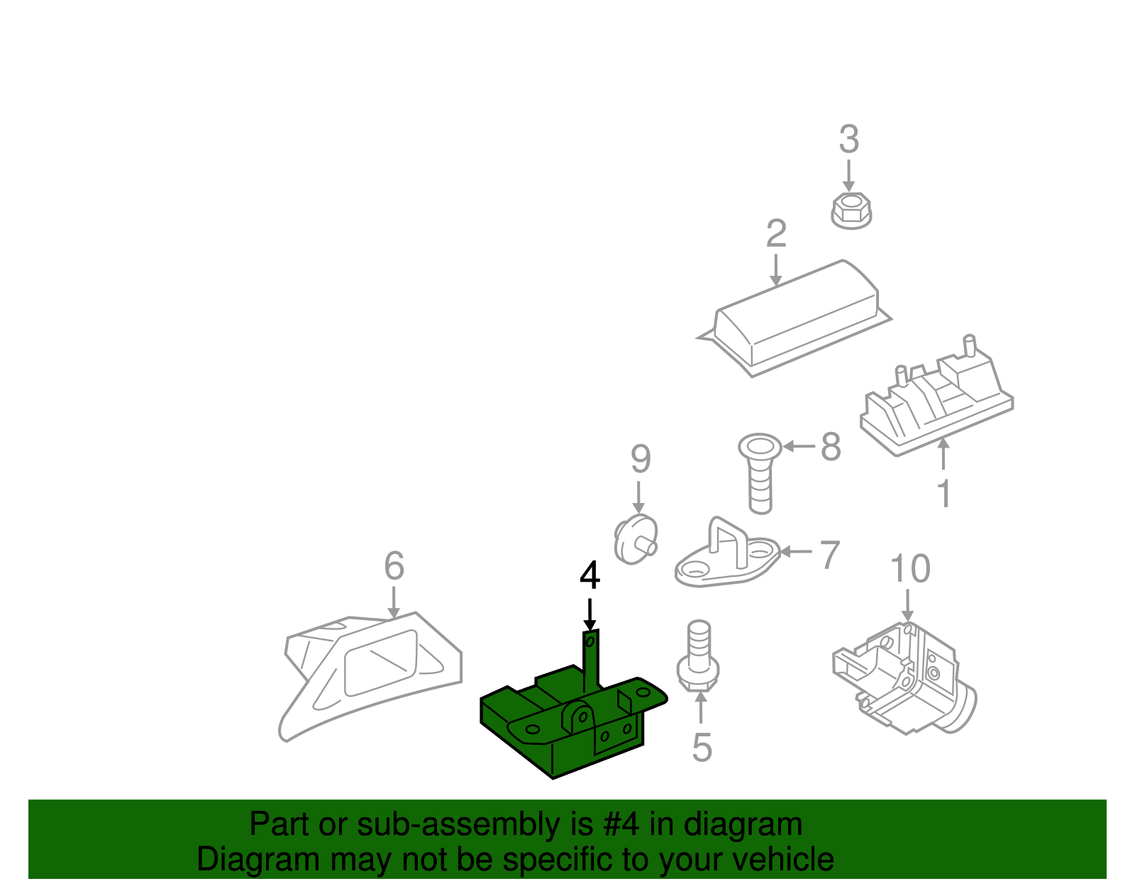 2011-2017 Volkswagen Touareg Lock Actuator 7P0-827-505-M | OEM Parts Online