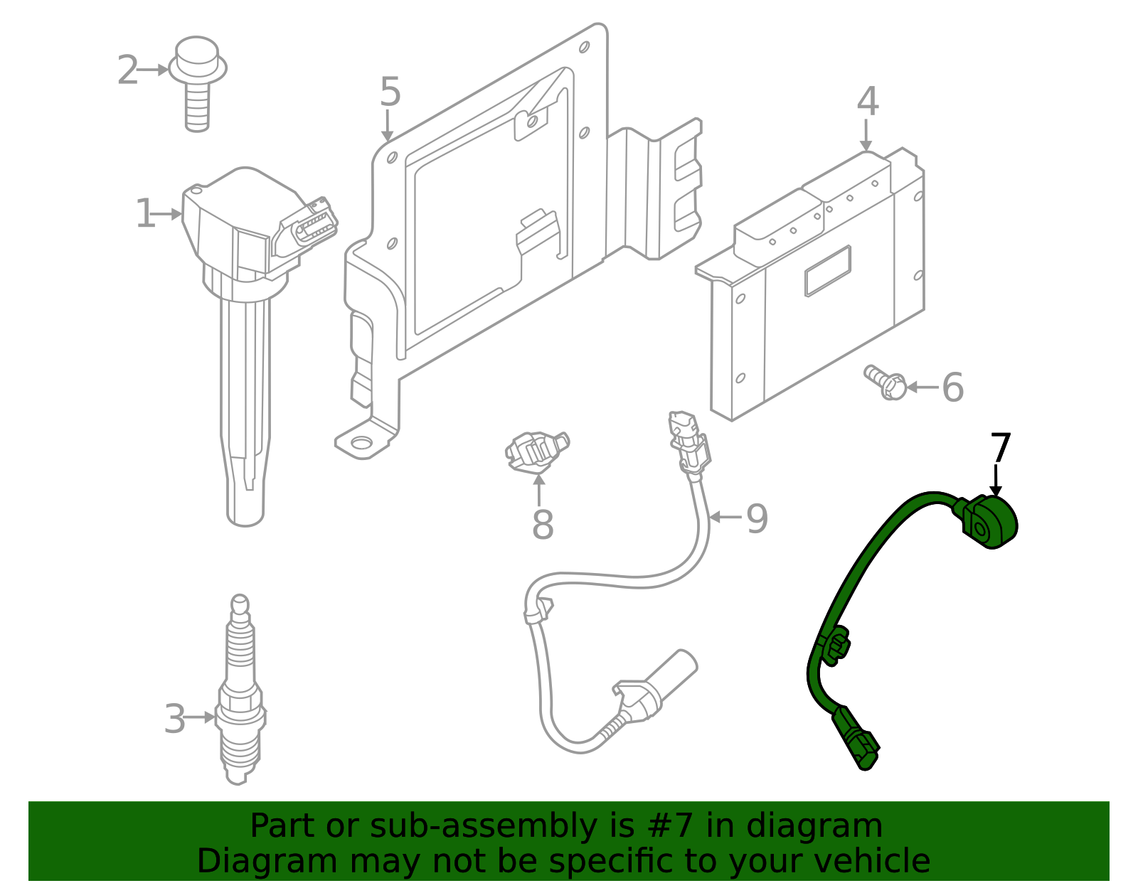 2021-2025 Kia Knock Sensor 39250-2M400 | QuirkParts