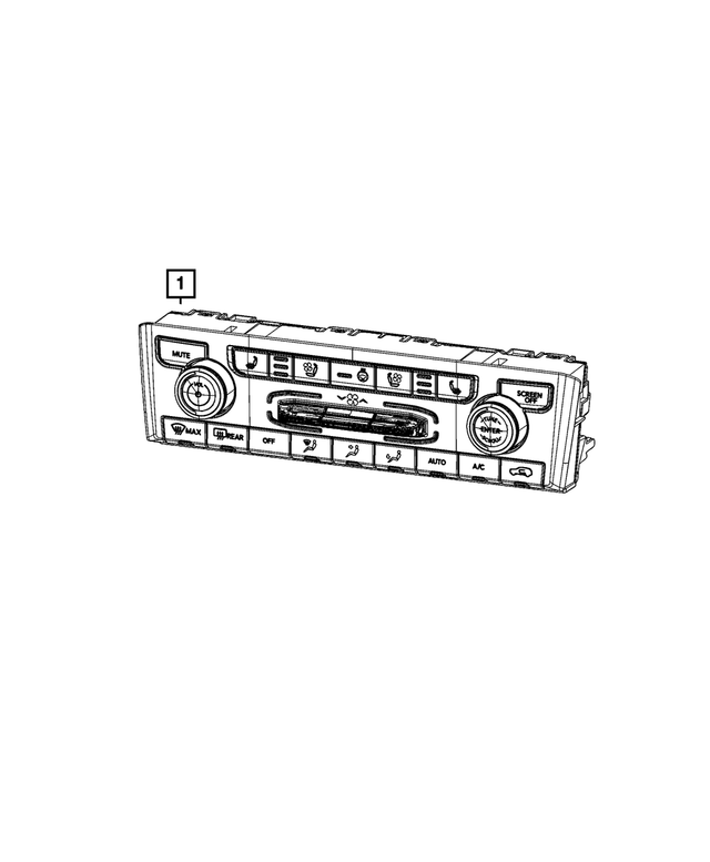 2021-2022 Jeep Vehicle Feature Controls Center Stack 68376524AC | Mopar ...
