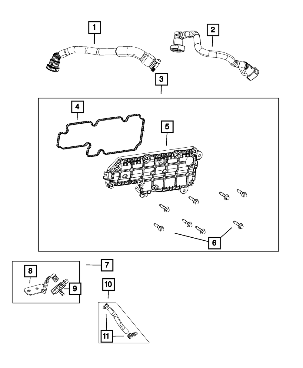 2019-2022 Jeep Cherokee Crankcase Pressure Sensor 68312653AE | Canada ...