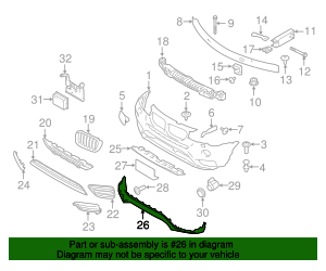 51117389904 - 2015-2018 BMW X4 Lower Cover (51-11-7-389-904) | BMW of ...