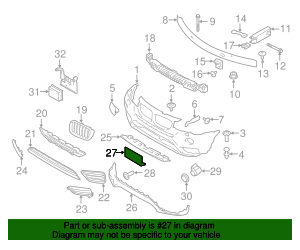 Genuine BMW 51-11-7-338-527 | License Bracket | FREE Shipping on Most ...