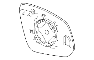 Toyota Mirror Glass Part# 879610e340 | Toyota Of Colorado Springs Parts