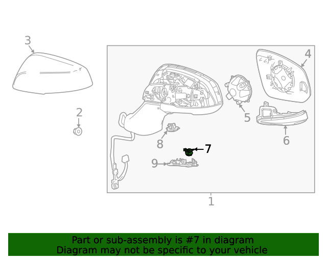 2017-2022 Toyota Highlander Camera 86790-0E090 | Toyota Parts
